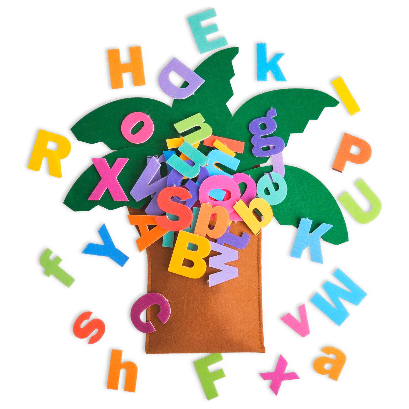 Tree and Letter Props from The Childhood Favorite Book, Felt Numbers a ...